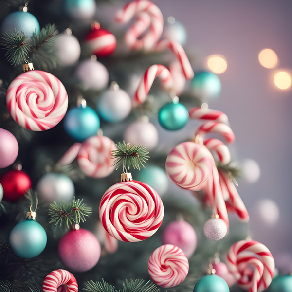 Candy Themed Christmas Tree Ideas - DotComWomen – Smart Online Income ...
